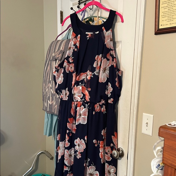Signature by Robbie Bee | Dresses | Signature By Robbie Bee Navy And ...